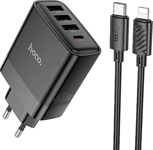 Hoco C127A 45 W Lightning Kablolu Hızlı Şarj Aleti Fiyatları ...