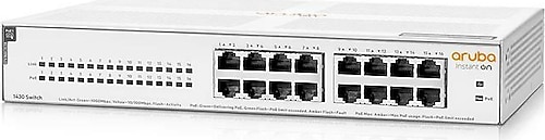 HP Aruba Instant On 1430-16G R8R48A 16 Port 10/100/1000 Mbps PoE ...