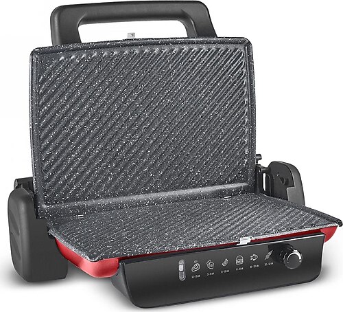 Karaca Crust Grill Toast Kırmızı 1800 W Izgara ve Tost Makinesi ...