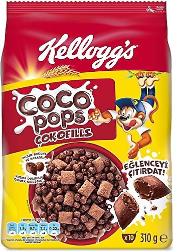 Kellogg's Coco Pops Çokofills Tahıl Gevreği 310 gr Fiyatları ...