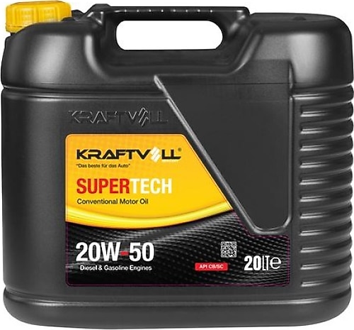 Kraftvoll Supertech 15W-40 20 lt Motor Yağı Fiyatları, Özellikleri ve ...