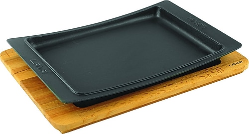 Lava LV ECO ST 3624 K4 Ahşap Altlıklı 36x24 cm Döküm Servis Tabağı ...
