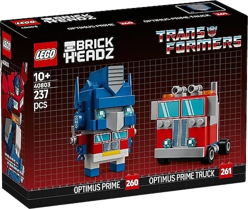 Lego 40803 BrickHeadz Optimus Prime Robot and Vehicle Fiyatları ...