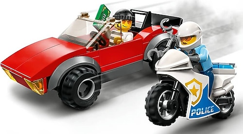 Lego 60392 City Polis Motosikleti Araba Takibi Fiyatları, Özellikleri ...
