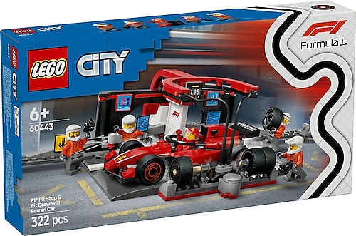 Lego 60443 City Ferrari Arabalı F1 Pit Stop ve Pit Ekibi Fiyatları ...