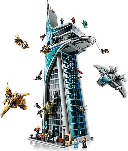 Avengers tower lego set store