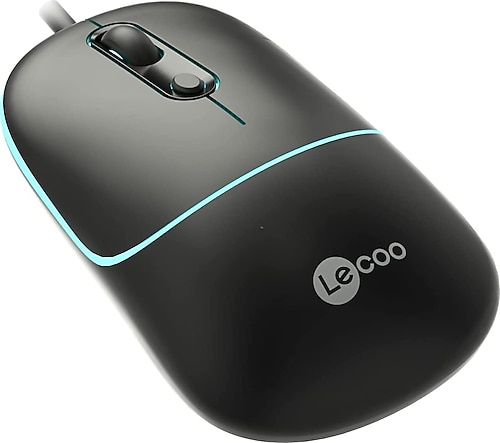 Lenovo Lecoo MS110 RGB Sessiz Ergonomik Optik Kablolu Mouse Fiyatları ...