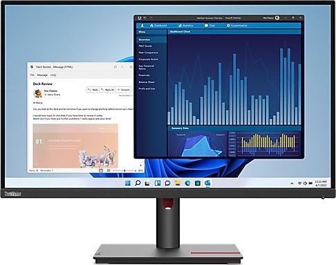 Lenovo ThinkVision T27p-30 63A9GAT1TK 27" 4 ms 4K Pivot IPS Monitör ...