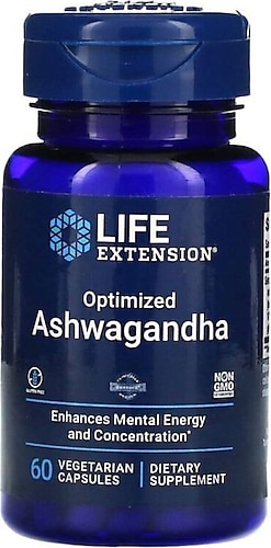 Life Extension Optimized Ashwagandha 60 Kapsül Fiyatları, Özellikleri ...