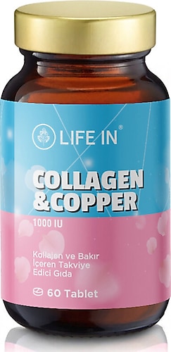 Life In Collagen Copper 60 Tablet Fiyatları, Özellikleri ve Yorumları ...