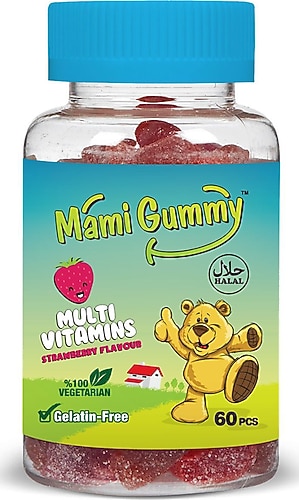 Mami Gummy Kids Multivitamin Çilek Aromalı 60 Adet Fiyatları ...