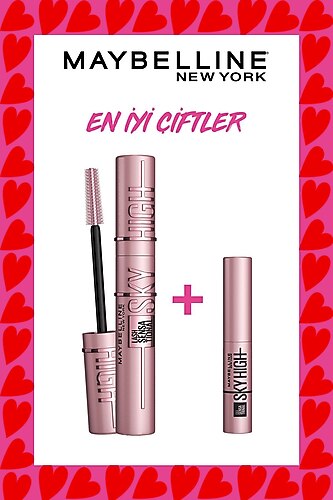 Maybelline Lash Sensational Sky High Orjinal + Mini Boy 2'li Maskara ...