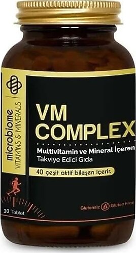 Microbiome VM Complex Multivitamin 30 Tablet Fiyatları, Özellikleri ve ...