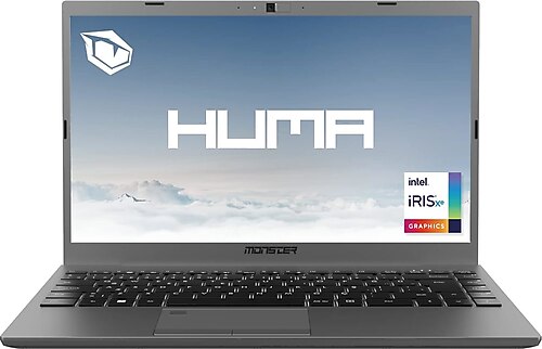 Monster Huma H4 V5.2.3 i7-1255U 8 GB 512 GB SSD Iris Xe Graphics 14.1 ...
