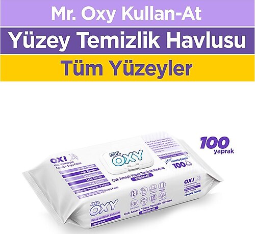 Mr. Oxy Lavanta Kokulu Yüzey Temizlik Havlusu 100 Yaprak Fiyatları ...
