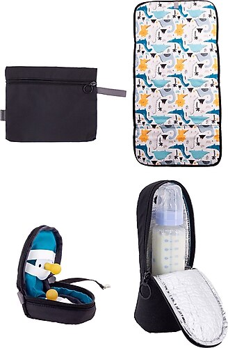 Mucco Bobi Anne Bebek Bakım Sırt Çantası Seti Siyah Fiyatları ...