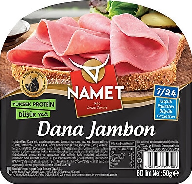 Namet Dana Jambon 60 gr Fiyatları, Özellikleri ve Yorumları | En Ucuzu ...
