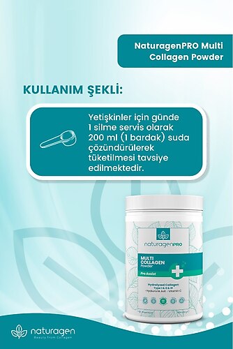 Naturagen Pro Multi Collagen Powder 330 gr Fiyatları, Özellikleri ve ...