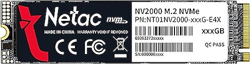 Netac Nv2000 Nt01nv2000 256 E4x Pci Express 3 0 256 Gb M 2 Ssd