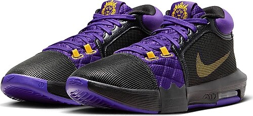 Nike Lebron Witness 8 Siyah-Mor Erkek Basketbol Ayakkabısı FB2239-001 ...