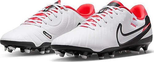 Nike Tiempo Legend 10 Academy Fg/Mg Beyaz-Siyah-Kırmızı Erkek Krampon ...