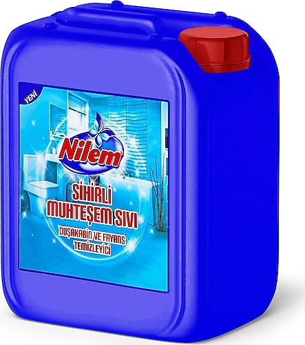 Nilem Sihirli Muhteşem Sıvı Duşakabin Ve Fayans Temizleyici 5 lt ...