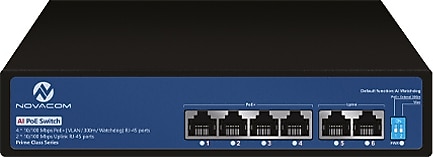 Nova NVC-HC1064PLS 4 Port 10/100/1000 Mbps Gigabit PoE Switch Fiyatları, Özellikleri ve ...