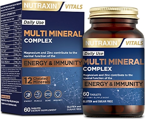Nutraxin Multi Mineral Complex 60 Tablet Fiyatları, Özellikleri ve ...