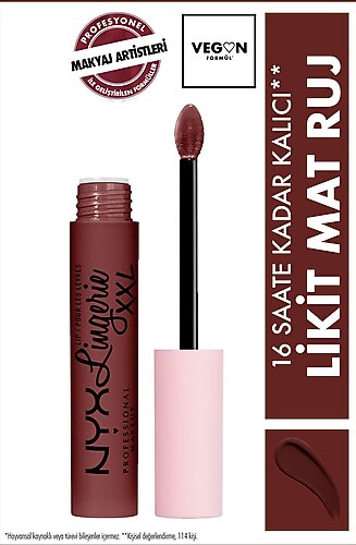 NYX Likit Mat Ruj Lip Lingerie Xxl Matte Liquid Lipstick Deep Mesh ...