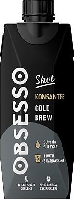 Obsesso Shot Konsantre Cold Brew 310 ml Fiyatları, Özellikleri ve ...