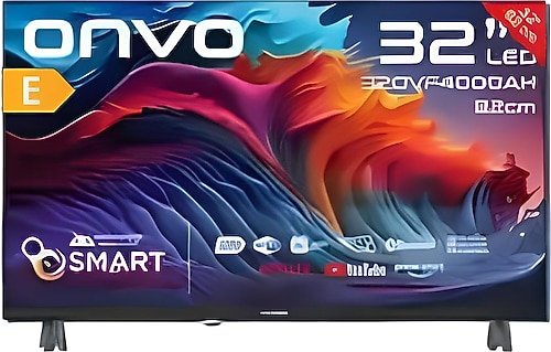 Onvo 32OVF4000AH Frameless HD 32" 82 Ekran Uydu Alıcılı Android Smart LED TV Fiyatları ...