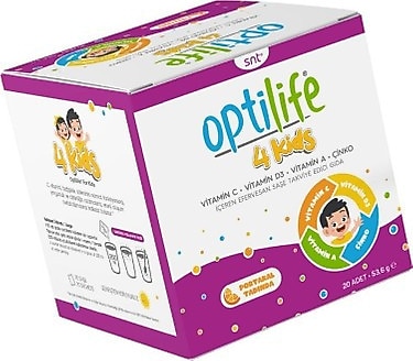 Optilife 4 Kids Portakal Aromalı 20 Efervesan Saşe Fiyatları ...