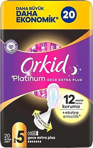 Orkid Platinum Gece Extra Plus 20'li Hijyenik Ped Fiyatları, Özellikleri ve Yorumları | En Ucuzu ...