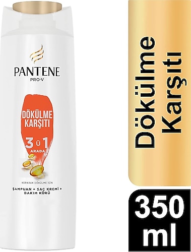 Pantene 3'ü 1 Arada Saç Dökülmesine Karşı Şampuan 350 ml Fiyatları ...