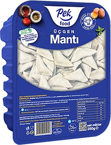 Pek Food Üçgen Mantı 350 gr Fiyatları, Özellikleri ve Yorumları | En ...