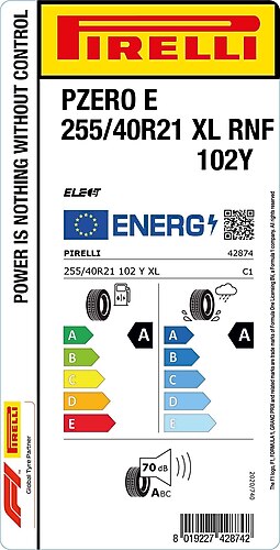 Pirelli P Zero E 255/40 R21 102Y XL RNF ELECT Yaz Lastiği Fiyatları ...