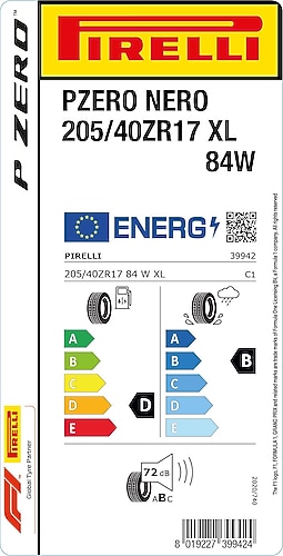 Pirelli P Zero Nero 205/40 R17 84W XL Yaz Lastiği Fiyatları, Özellikleri ve Yorumları | En Ucuzu ...