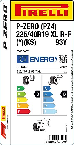 Pirelli P Zero PZ4 LS 225/40 R19 93Y XL KS R-F X Yaz Lastiği Fiyatları, Özellikleri ve Yorumları ...