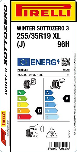 Pirelli Winter SottoZero 3 255/35 R19 96H XL J Kış Lastiği Fiyatları, Özellikleri ve Yorumları ...