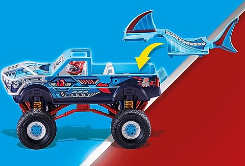 Playmobil Stunt Show Shark Monster Truck 70550 Fiyatları, Özellikleri ...