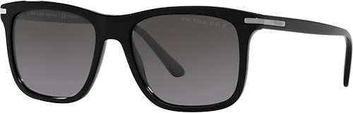 Prada 18WS 1AB09G Black-Grey Gradient Polarize Erkek Güneş Gözlüğü ...