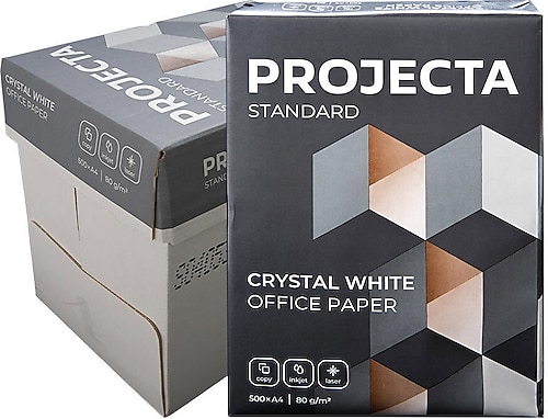 Projecta Standart A4 80 gr 2500 Yaprak 5'li Paket Fotokopi Kağıdı ...