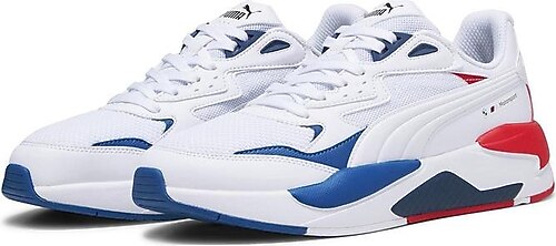 Puma BMW M X-Ray Speed Motorsport Beyaz-Kırmızı-Mavi Erkek Spor ...