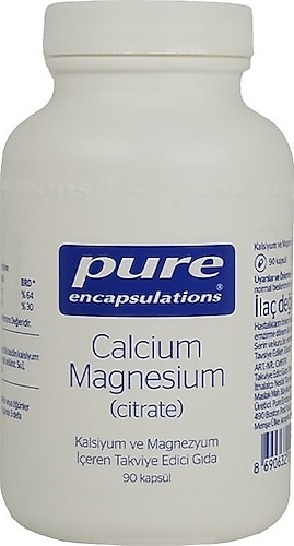 Pure Encapsulations Calcium Magnesium 90 Kapsül Fiyatları, Özellikleri ...