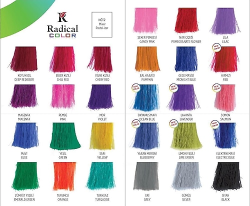 Radical Color Su Bazlı Saç Boyası 250 ml Magenta Fiyatları, Özellikleri ...