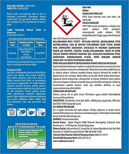 Raid Elektro Cihaz + 30 Mat Tablet Fiyatları, Özellikleri ve Yorumları ...