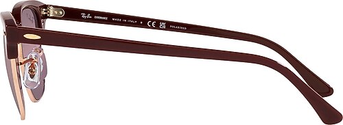 Ray-Ban Ray-Ban Clubmaster Chromance 3016 1365G9 Polarize Rose-Gold/Red ...