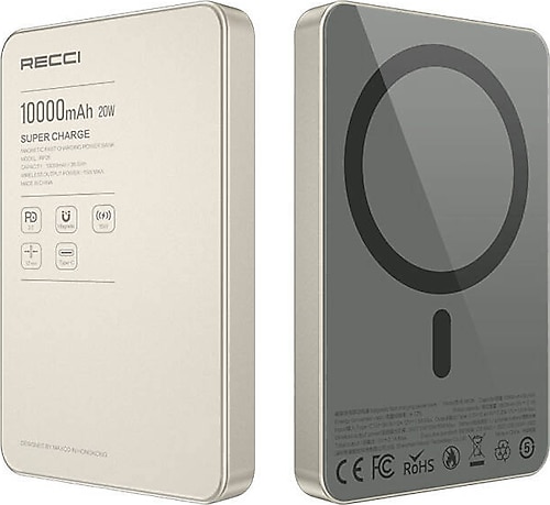 Recci RP26 10000 mAh Hızlı Şarj MagSafe Powerbank Fiyatları ...