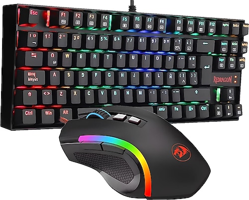 Redragon K552-RGB-BA Combo Klavye Mouse Seti Fiyatları, Özellikleri ve ...