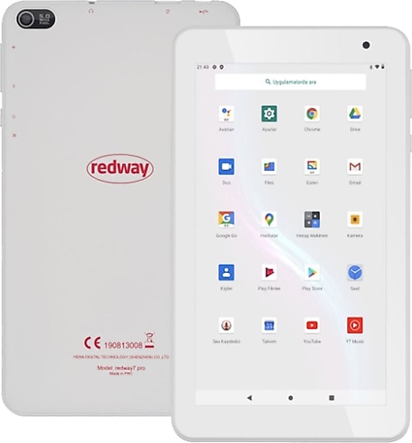 Redway 7 Pro Beyaz 16 GB 7" Tablet Fiyatları, Özellikleri ve Yorumları ...
